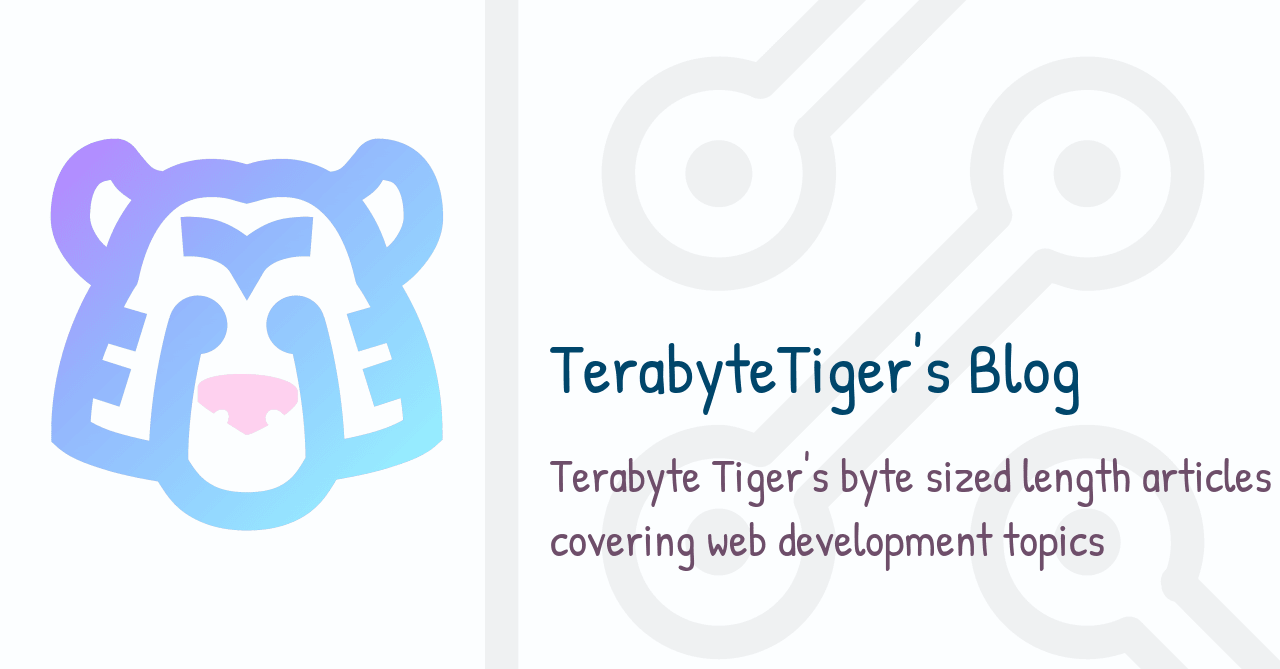 Lessons - Terabyte Tiger